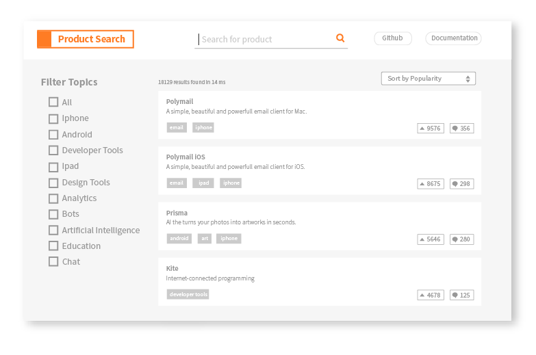Searchbase.io: Build⚡search!